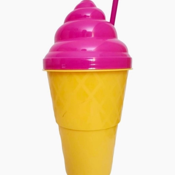 Kitchen | Pink Swirl Large Ice Cream Cone Cup | Poshmark